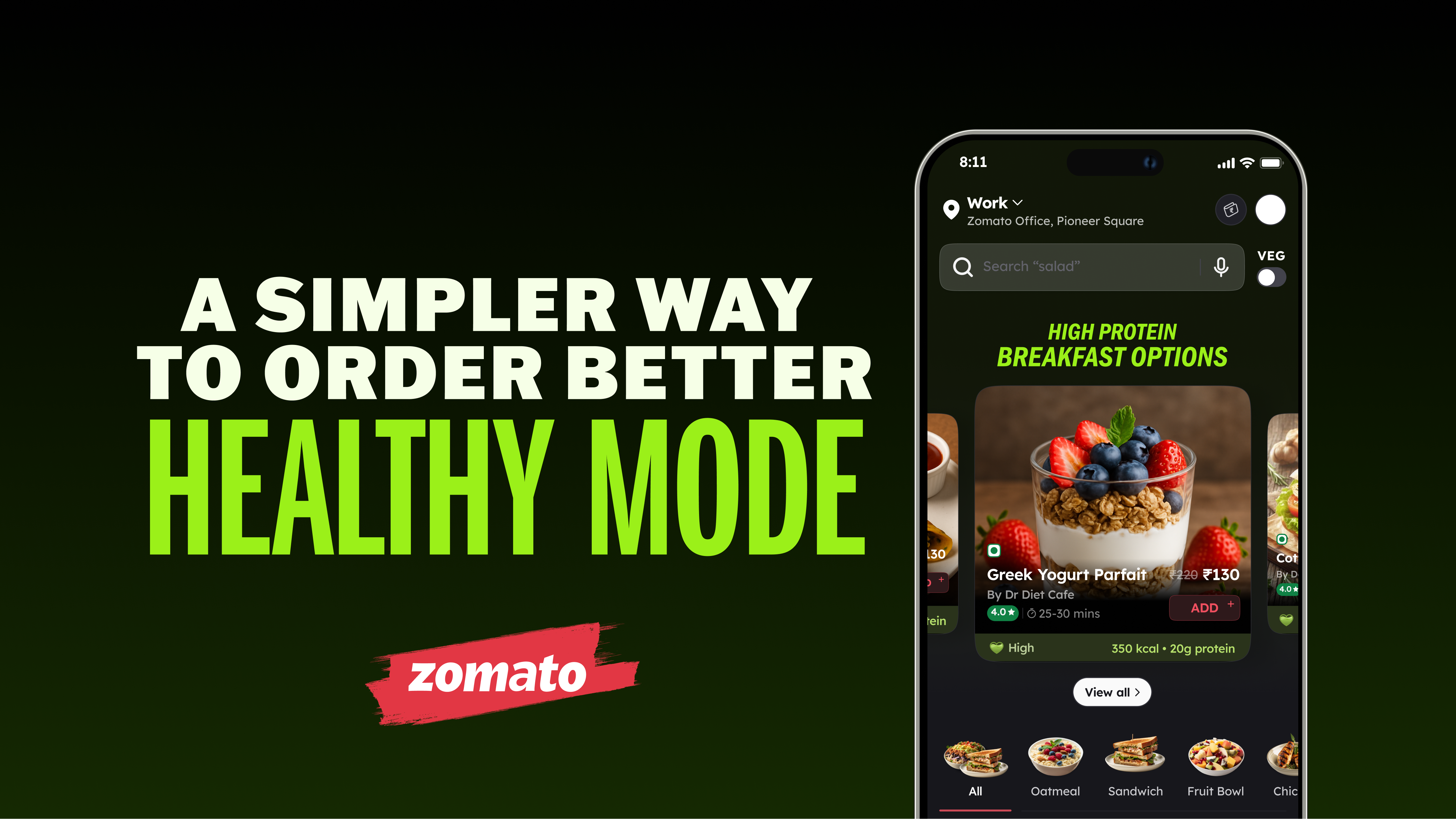 Healthy Mode on Zomato: A Simpler Way to Order Better