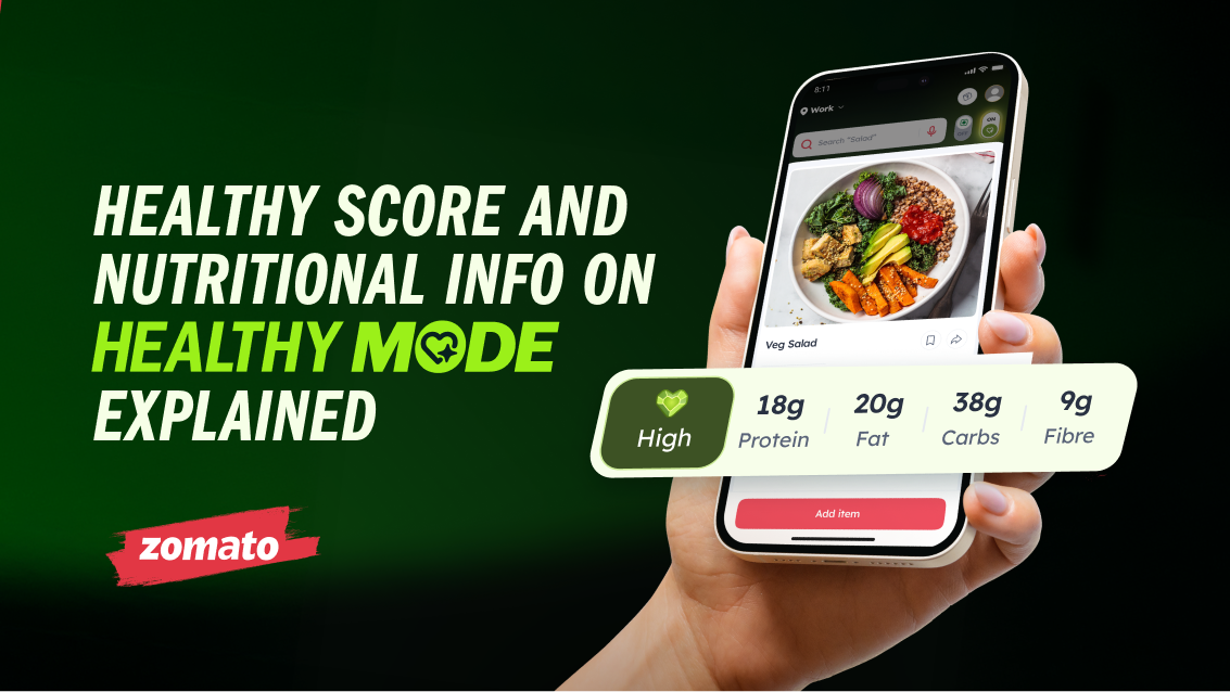 Zomato Healthy Mode Explained: Scores, Nutrition Info & Smart Filters