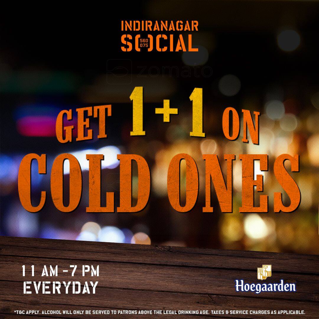 Menu of Indiranagar SOCIAL, Indiranagar, Bangalore