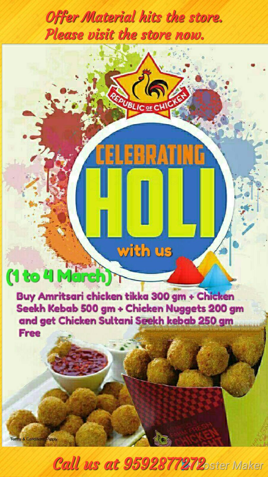 Republic Of Chicken Menu, Menu for Republic Of Chicken, VIP Road ...