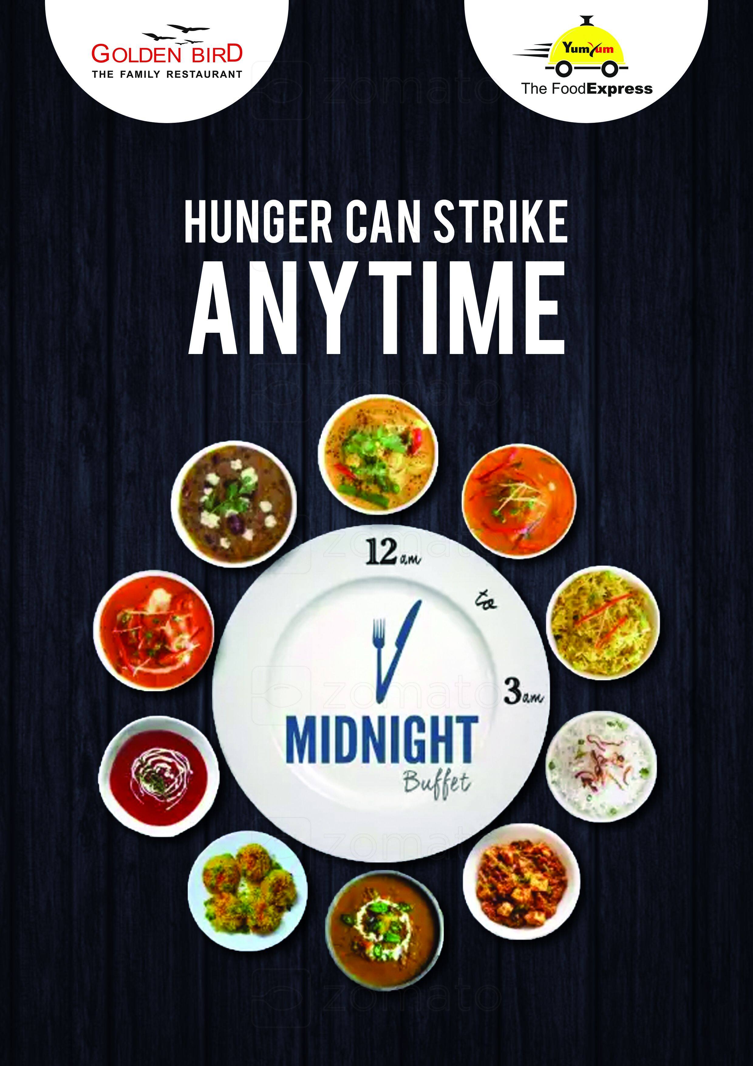 Golden Bird Menu, Menu for Golden Bird, Lakshmi Sagar, Bhubaneshwar ...