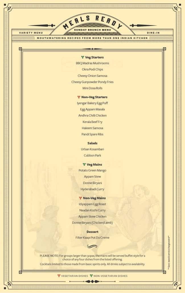 Menu at The Permit Room, Bengaluru, 298