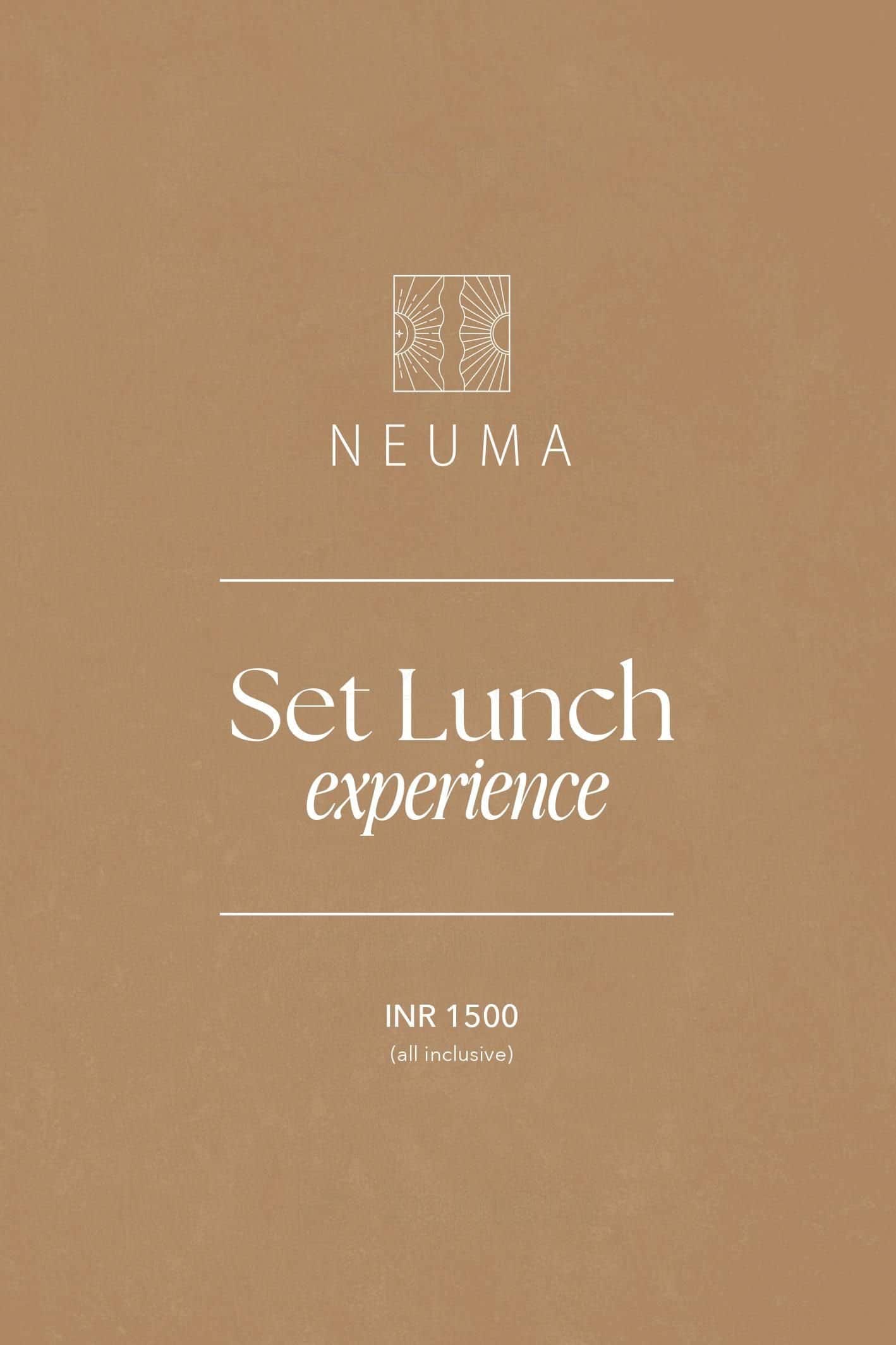 Menu of Neuma, Colaba, Mumbai
