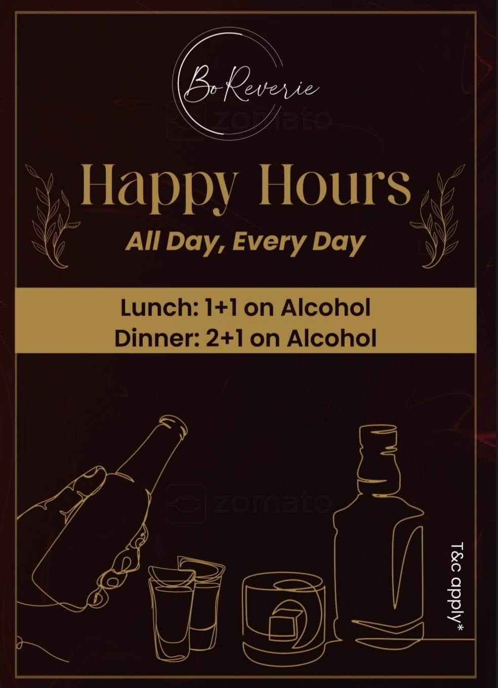 Menu of Bo Reverie, Borivali West, Mumbai