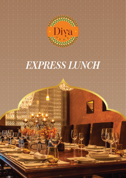 Menu of Diya - The Leela Ambience, Leela Kempinski, Ambience Island ...