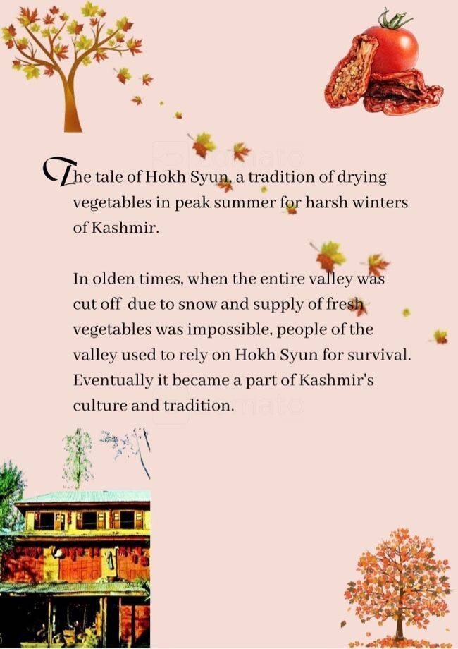 Menu at Chinar, Pune