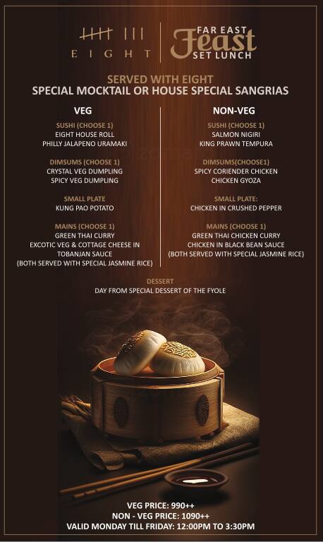 Menu of Eight, Lower Parel, Mumbai