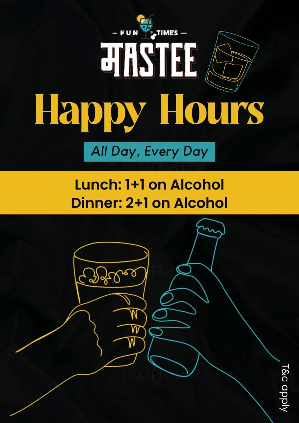 Menu of Mastee, Borivali West, Mumbai