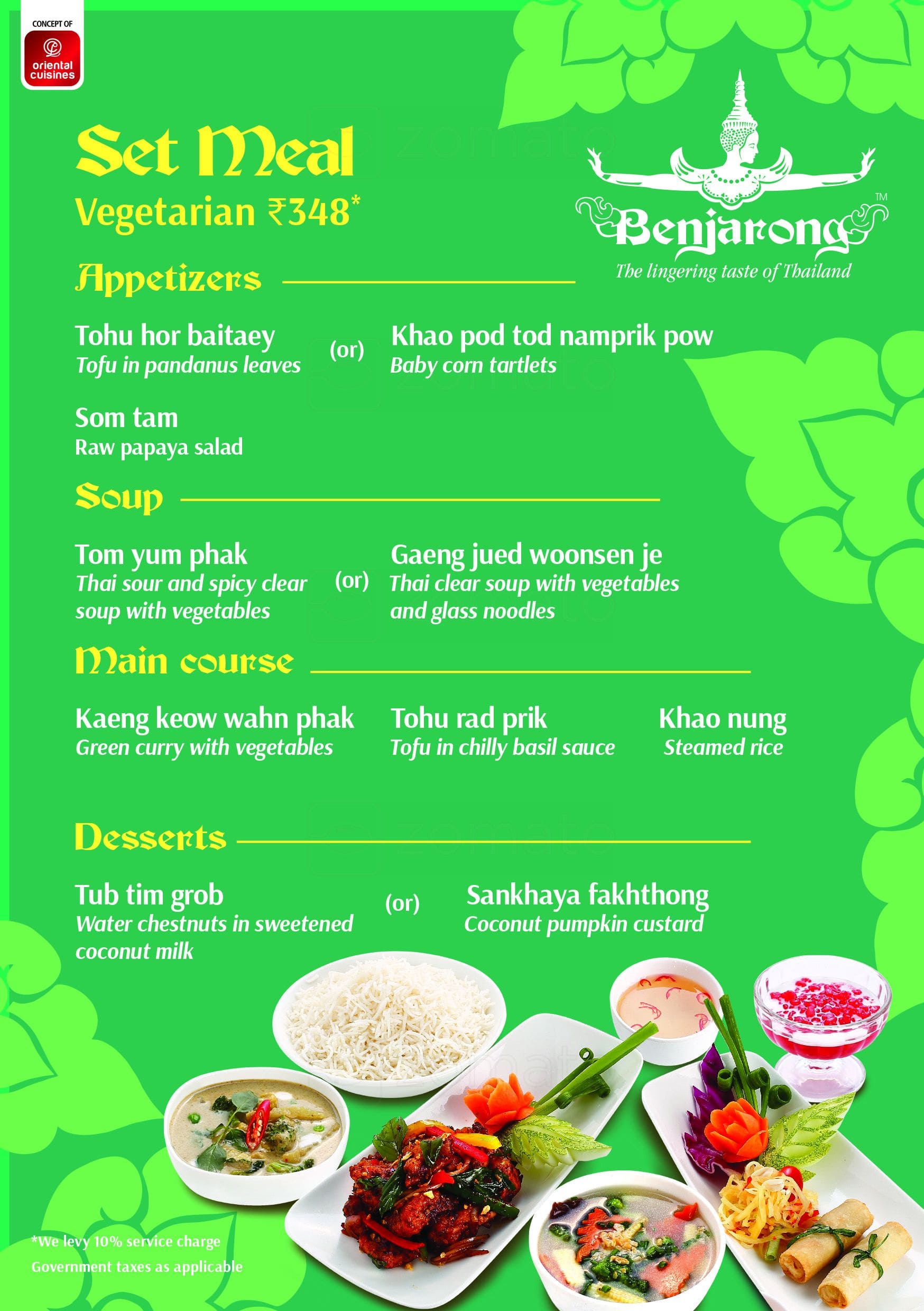 Benjarong Menu, Menu for Benjarong, Alwarpet, Chennai - Zomato