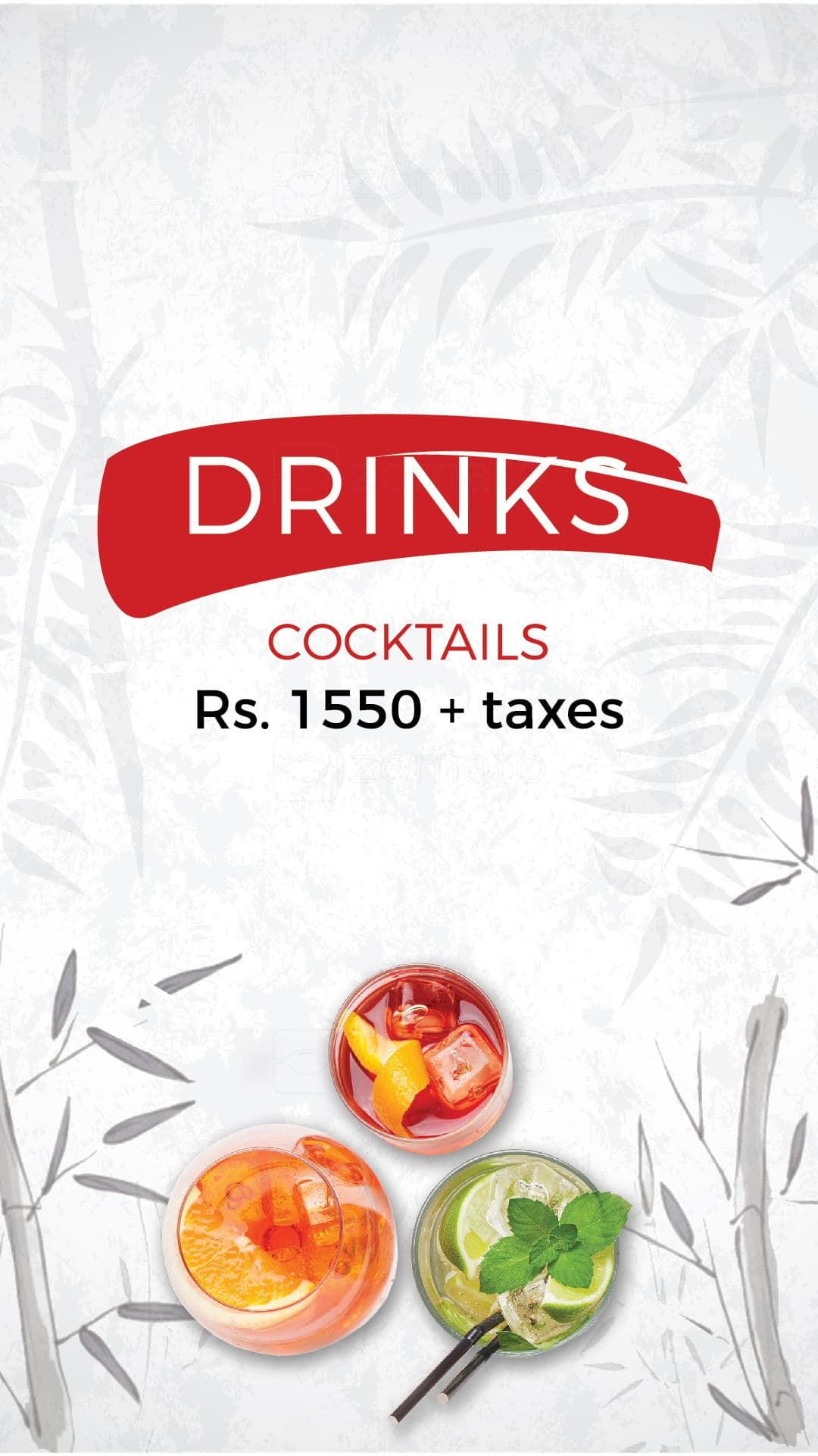 Menu at Foo Bandra, Mumbai