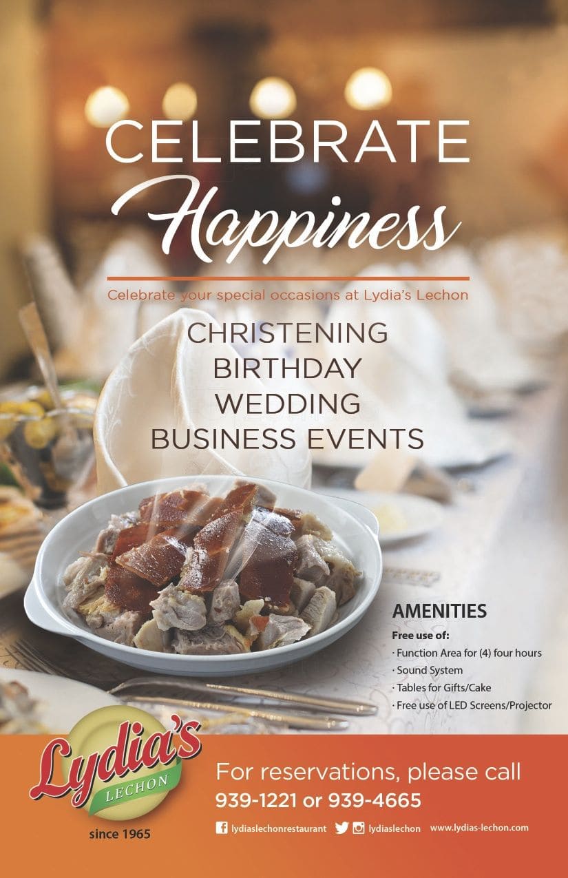 Lydia's Lechon Menu, Menu for Lydia's Lechon, Ugong, Pasig City ...