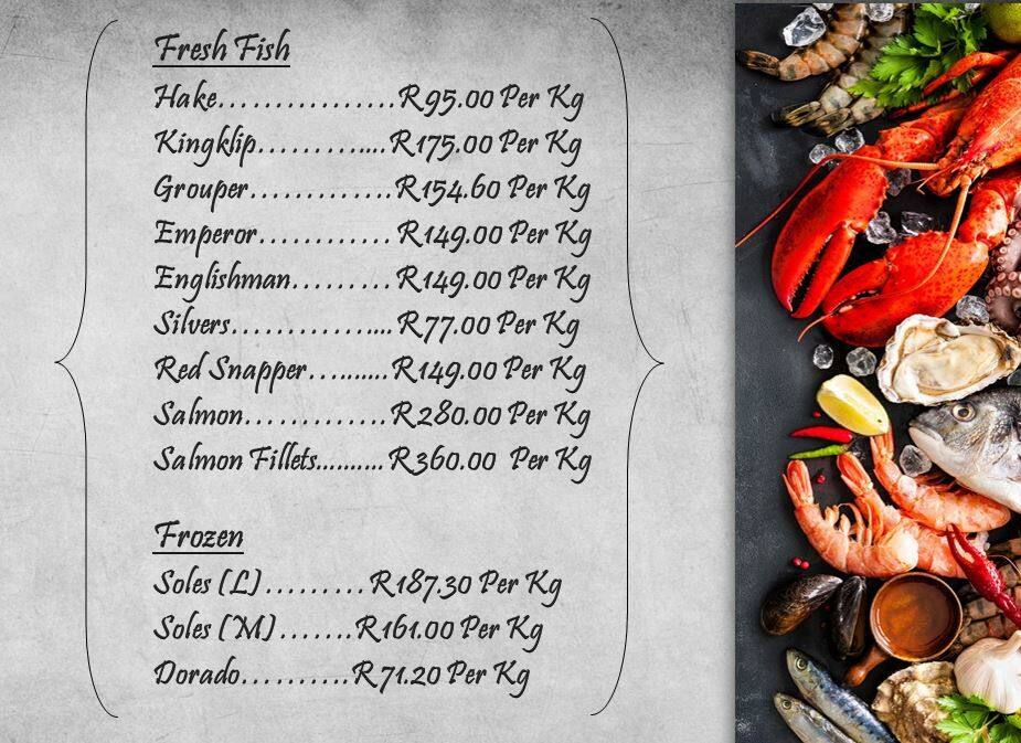 Fisherman's Deli Menu, Menu for Fisherman's Deli, Dunkeld, Sandton ...
