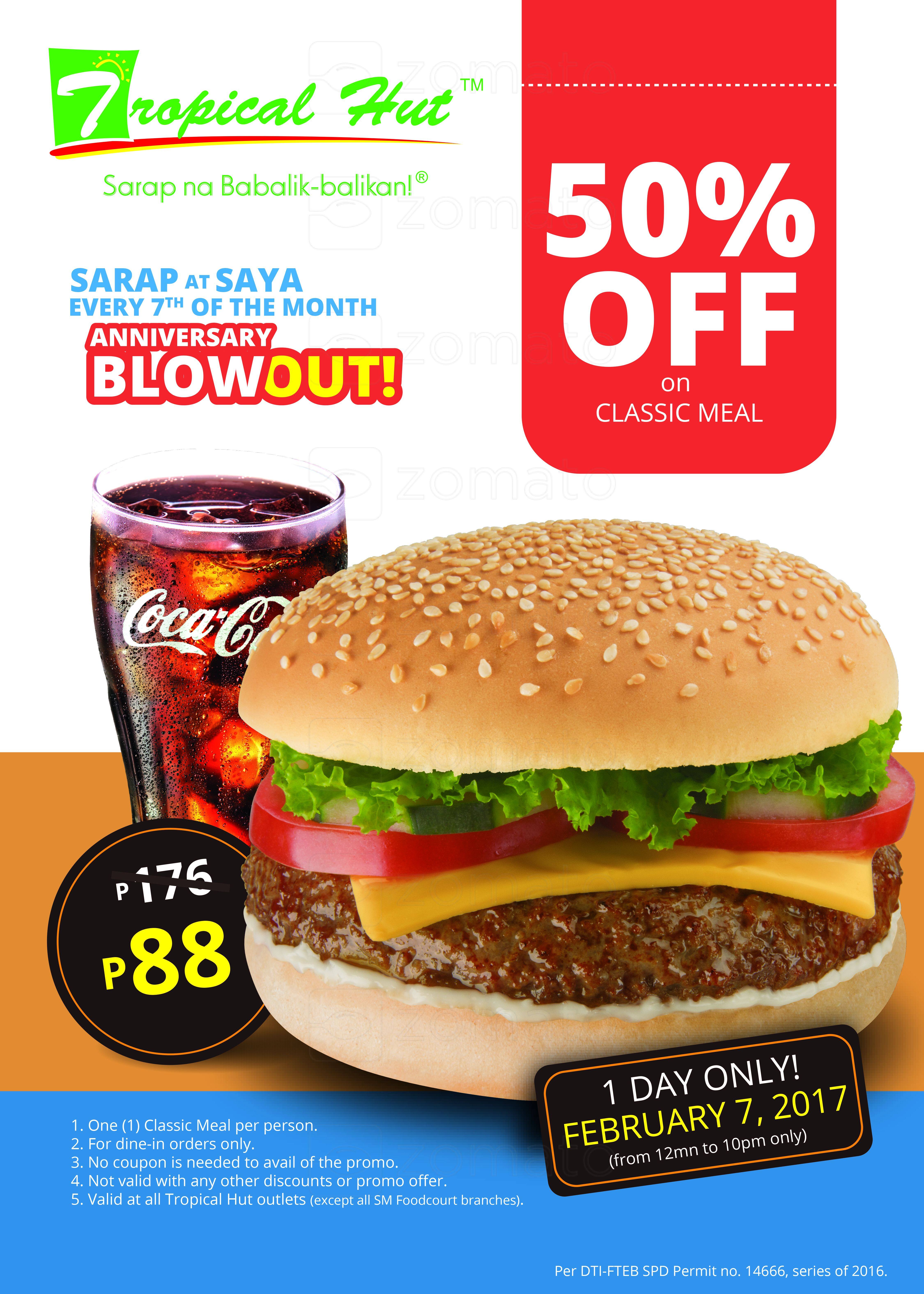 Tropical Hut Menu, Menu for Tropical Hut, Kapitolyo, Pasig City ...