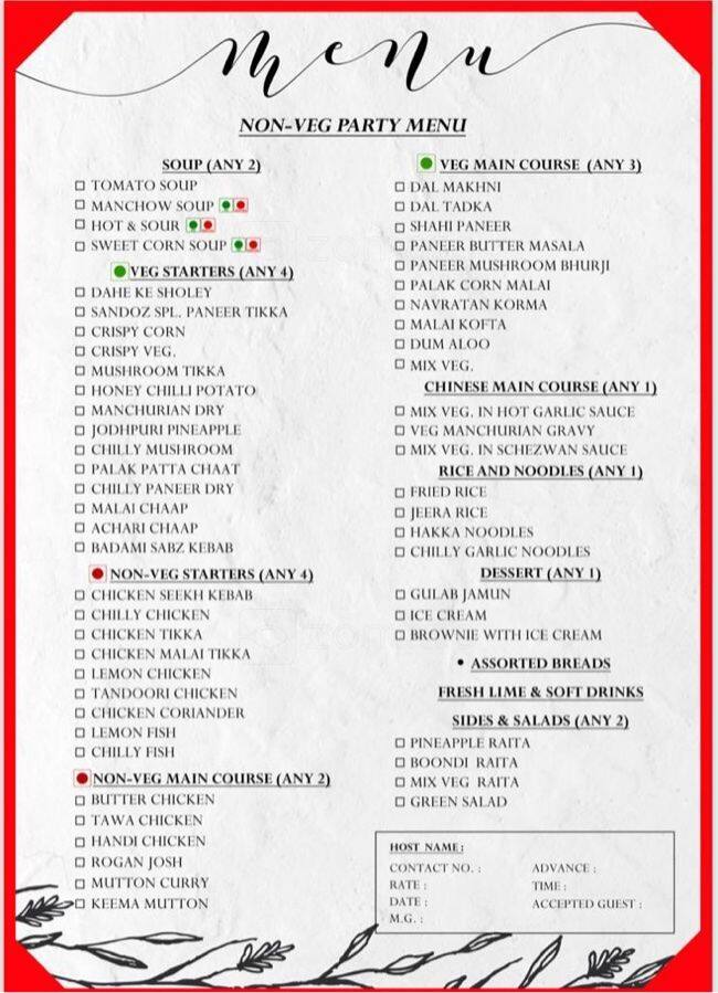 Sandoz Menu, Menu podniku Sandoz, Lajpat Nagar 3, New Delhi - Zomato