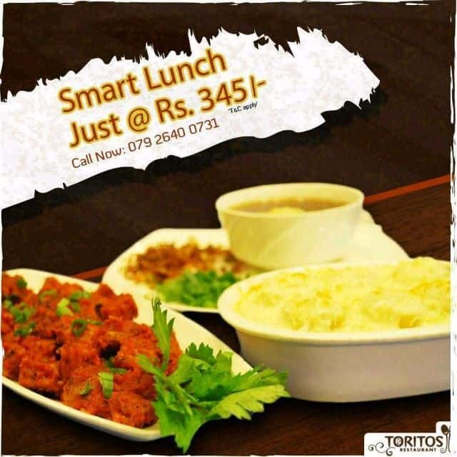 Toritos Menu, Menu for Toritos, Ambavadi, Ahmedabad - Zomato