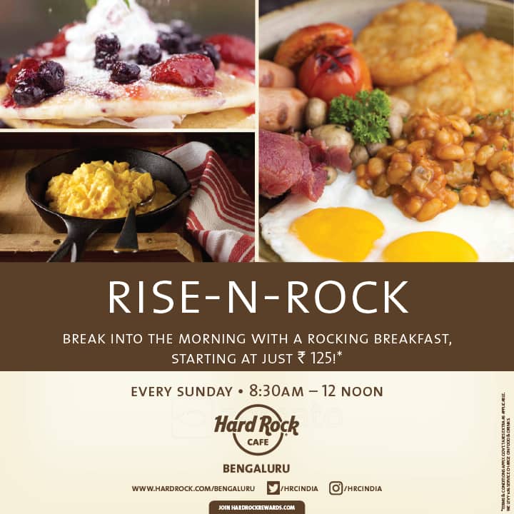 Hard Rock Cafe Menu, Menu for Hard Rock Cafe, St. Marks Road, Bangalore ...