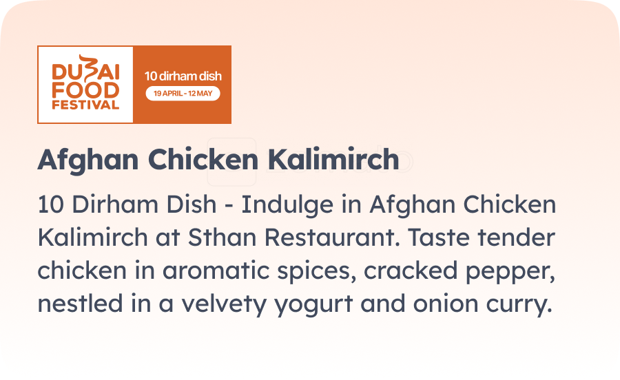 Menu of Sthan, Al Karama, Dubai