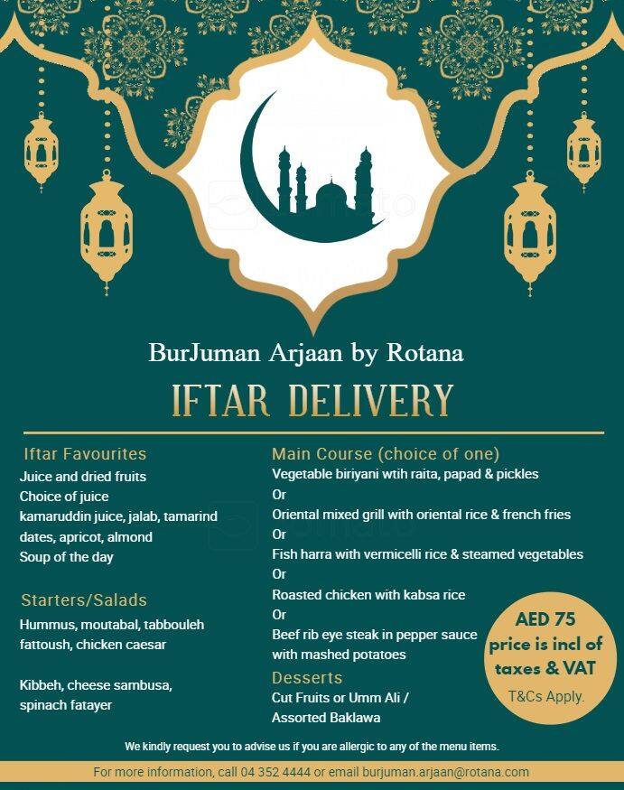 Menu at Cafe 302 - BurJuman Arjaan By Rotana, Dubai