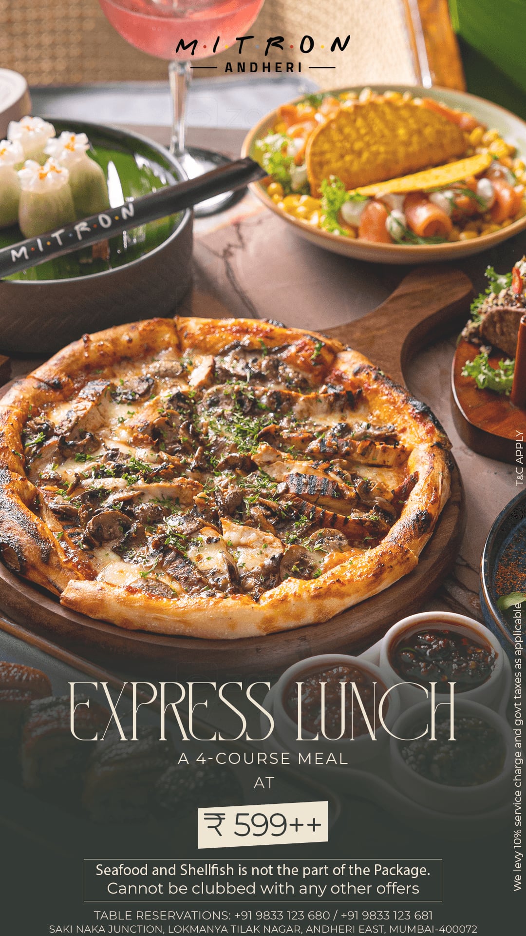 Menu of Mitron, Sakinaka, Mumbai