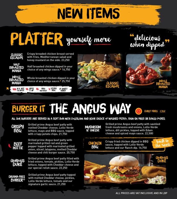 Deek Duke Menu, Menu for Deek Duke, Ashrafieh, Beirut District - Zomato ...