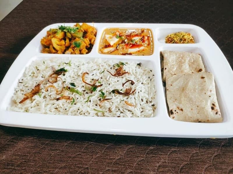 Dal Chawal Roti Sabji