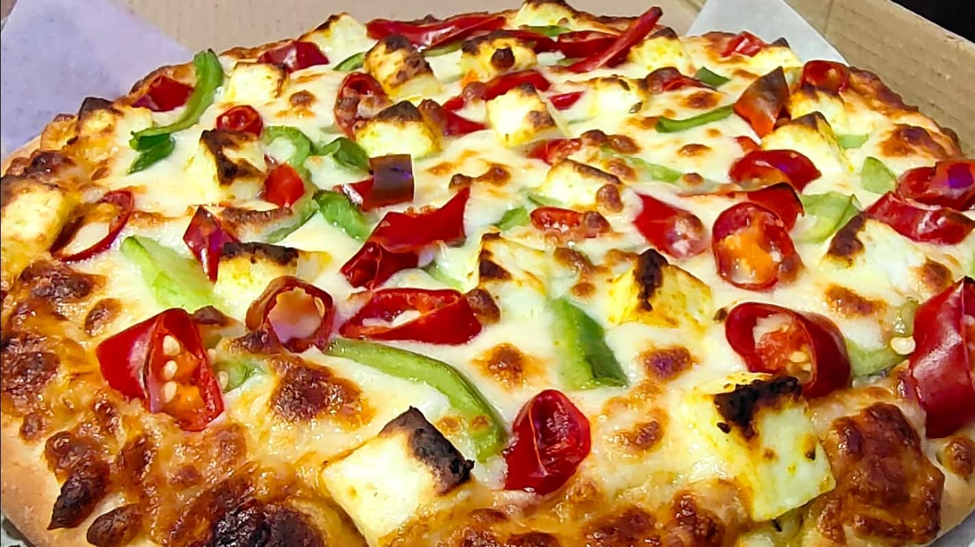 Dominos Cheese Burst Pizza Peppy Paneer at Anna Octoman blog