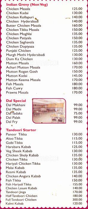 Menu at Sanjeevini Andhra Style, Bengaluru, 29/30, Shantha Krishna ...