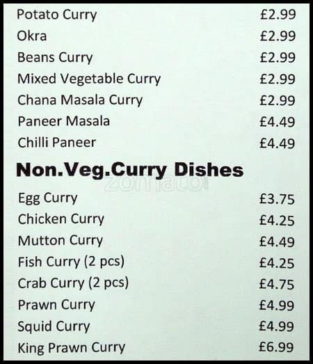 Menu at Asia Tasty restaurant, Pinner, 426B Rayners Lane