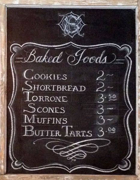 Menu at The Sovereign Cafe, Toronto, Davenport Rd