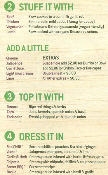 Menu at The Food Truck Park Chadstone restaurant, Malvern East