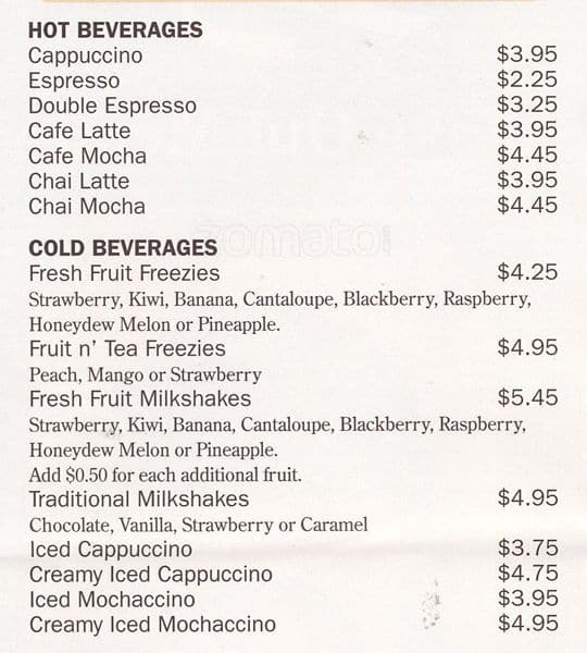 Carta de Deja'Vu Club & Lounge Bali, Denpasar, Blue Ocean Beach Jl ...