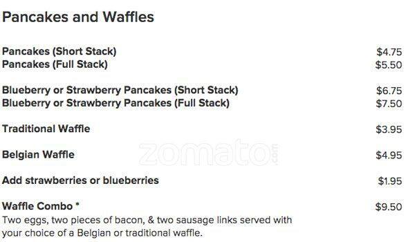 Menu at Tik Tok Restaurant and Bar Division, Portland, SE Division St