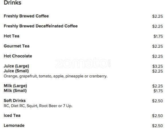 Menu at Tik Tok Restaurant and Bar Division, Portland, SE Division St