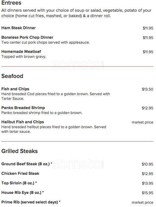 Menu at Tik Tok Restaurant and Bar Division, Portland, SE Division St