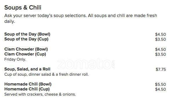 Menu at Tik Tok Restaurant and Bar Division, Portland, SE Division St