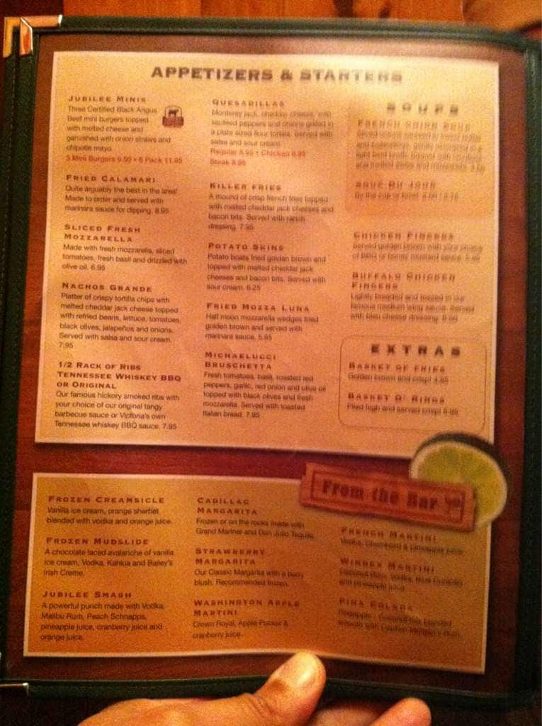 Menu at Pub In The Pines, Pocono Pines, Route 940