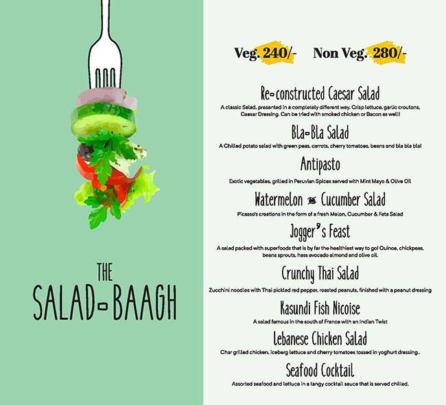 Menu of Pablo The Art Cafe Lounge, Turbhe, Navi Mumbai