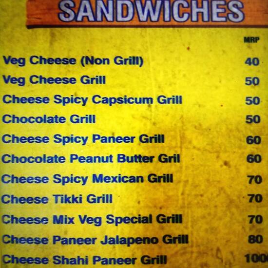 Menu of Ghar ka khana, Chinchwad, Pune