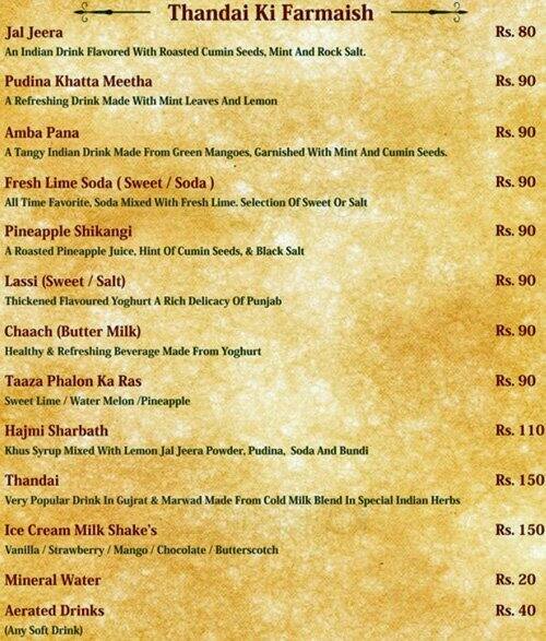 1947 Menu, Menu for 1947, Malleshwaram, Bangalore - Zomato