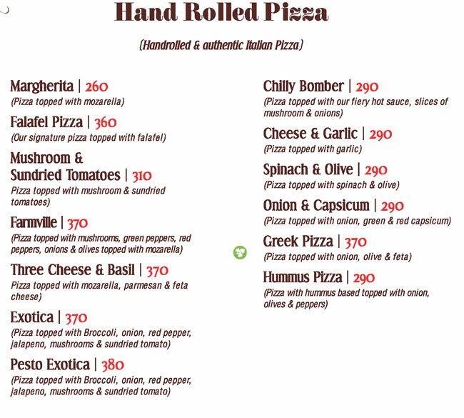 Menu at Falafel Express, Ahmedabad, Sg Highway