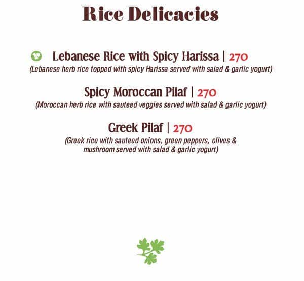 Menu at Falafel Express, Ahmedabad, Sg Highway