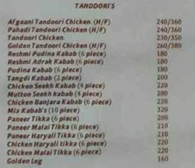 Menu of Chinese Culture, NIBM Road, Pune
