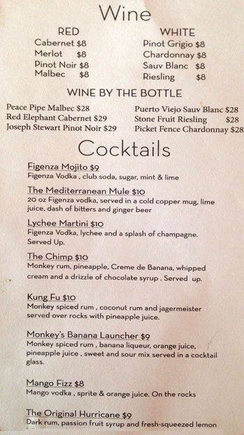 Menu at Jack Doyle's pub & bar, West New York