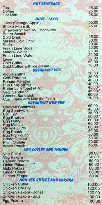 Punjab Restaurant Menu, Menu for Punjab Restaurant, Lalpur, Ranchi - Zomato