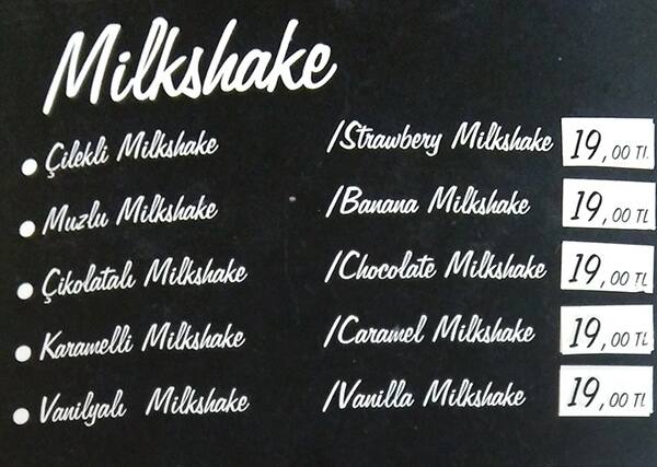 Menu at Medcezir Hungry Ghost Plus, Istanbul