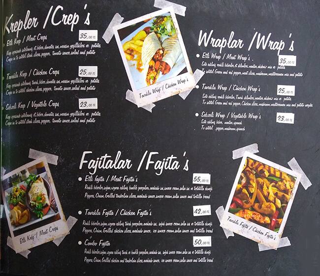 Menu at Medcezir Hungry Ghost Plus, Istanbul