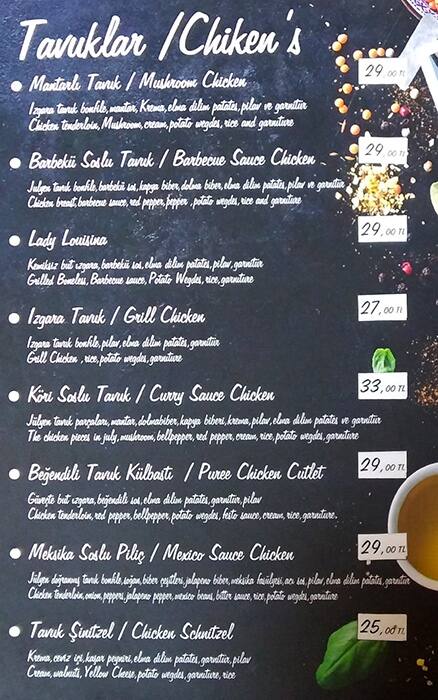 Menu at Medcezir Hungry Ghost Plus, Istanbul