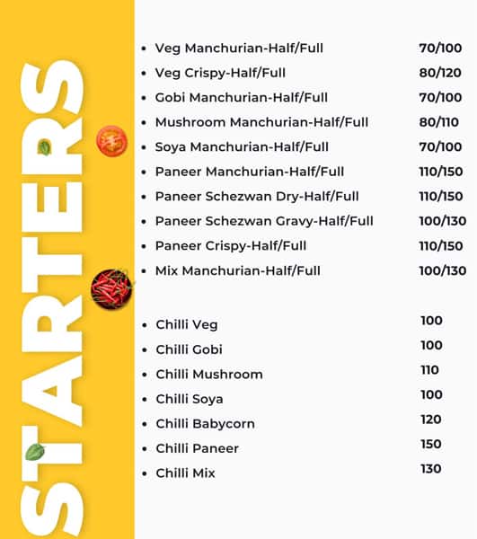 Menu of Himalayan Cafe, JP Nagar, Bangalore