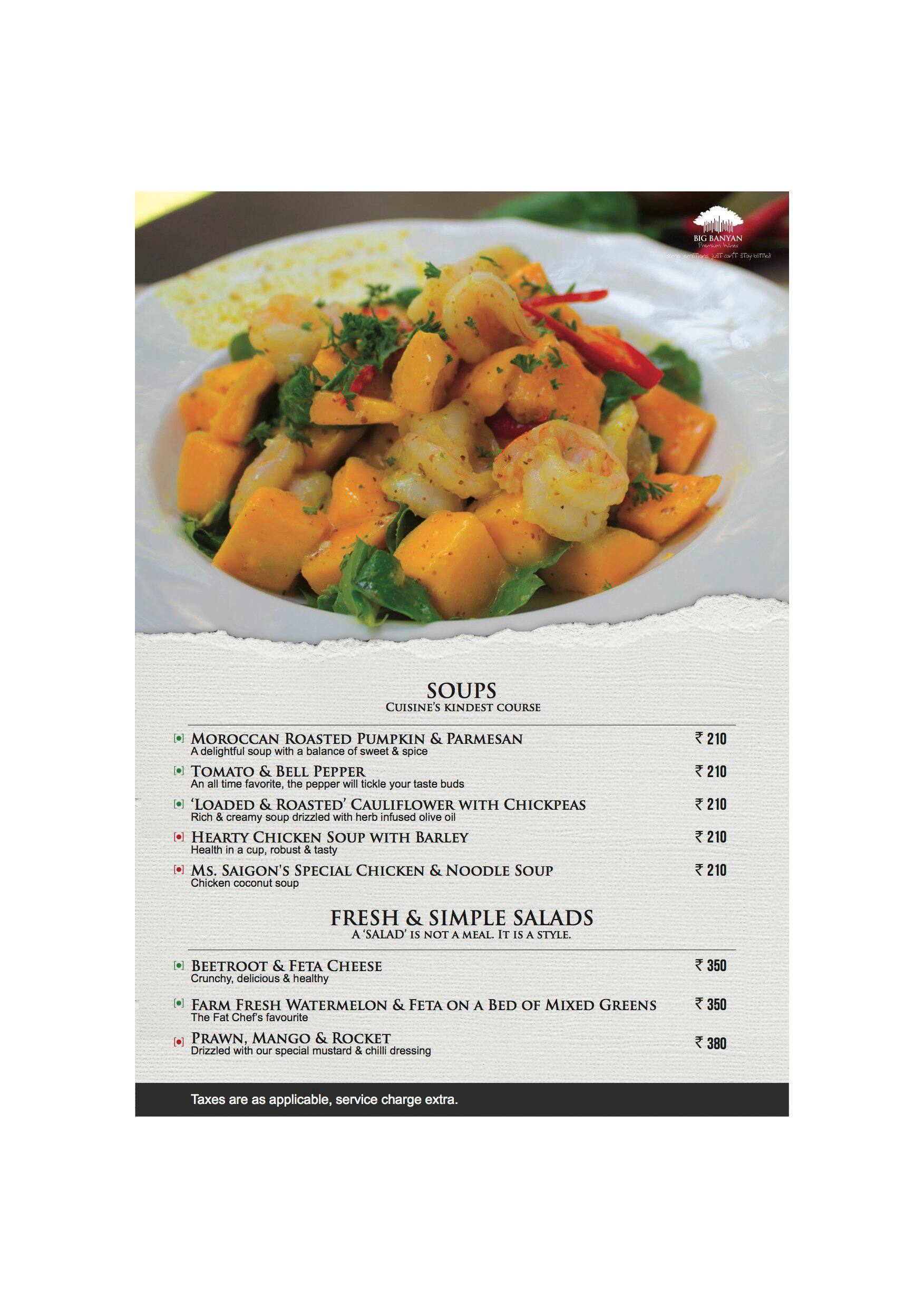 The Fat Chef Menü, The Fat Chef, Whitefield, Bangalore için Menü - Zomato