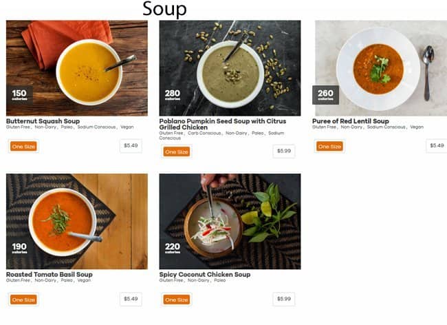 Menu at Snap Kitchen restaurant, Austin, W 6th St